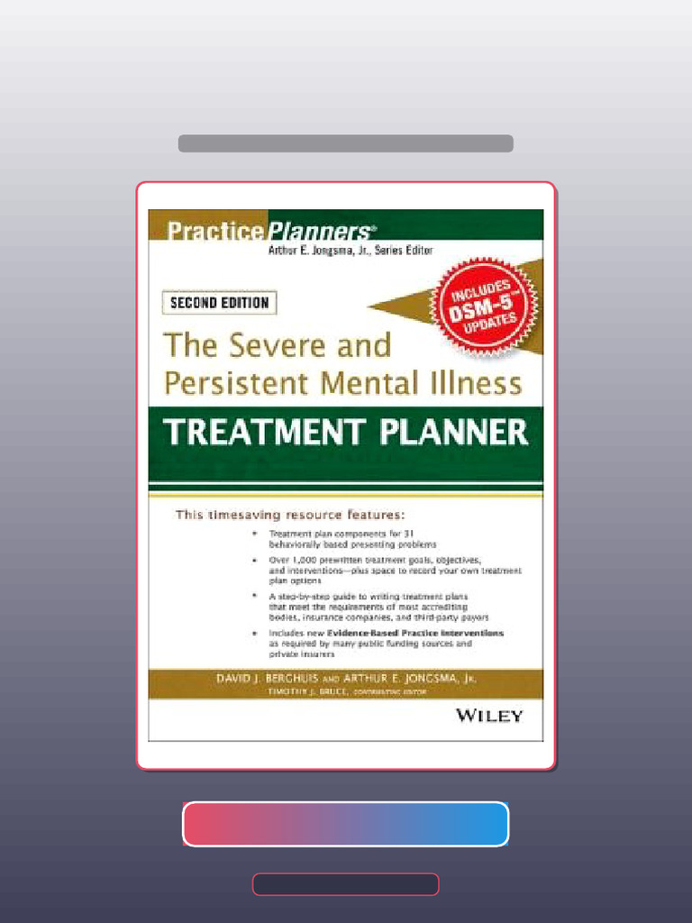 Test Bank for the Severe and Persistent Mental Illness Treatment ...