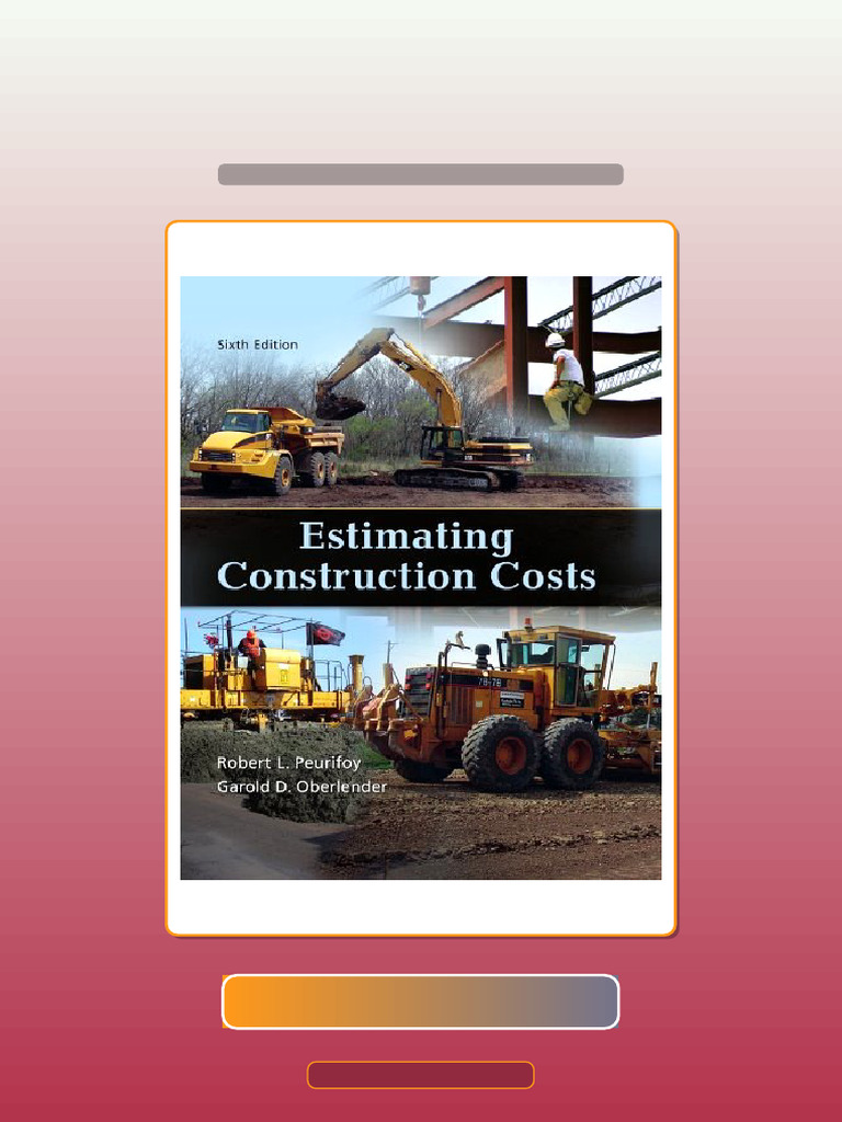 Test Bank for Estimating Construction Costs 6th Edition | PDF ...
