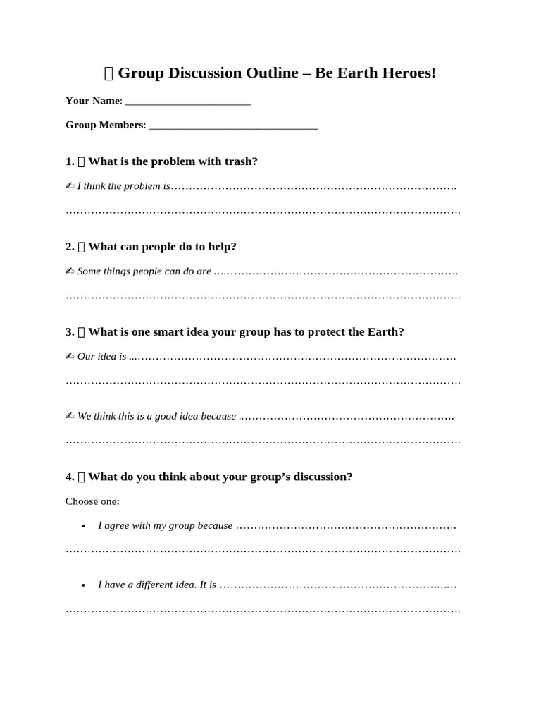 T2A_U3_L13 (Group Discussion Outline for Students) | PDF