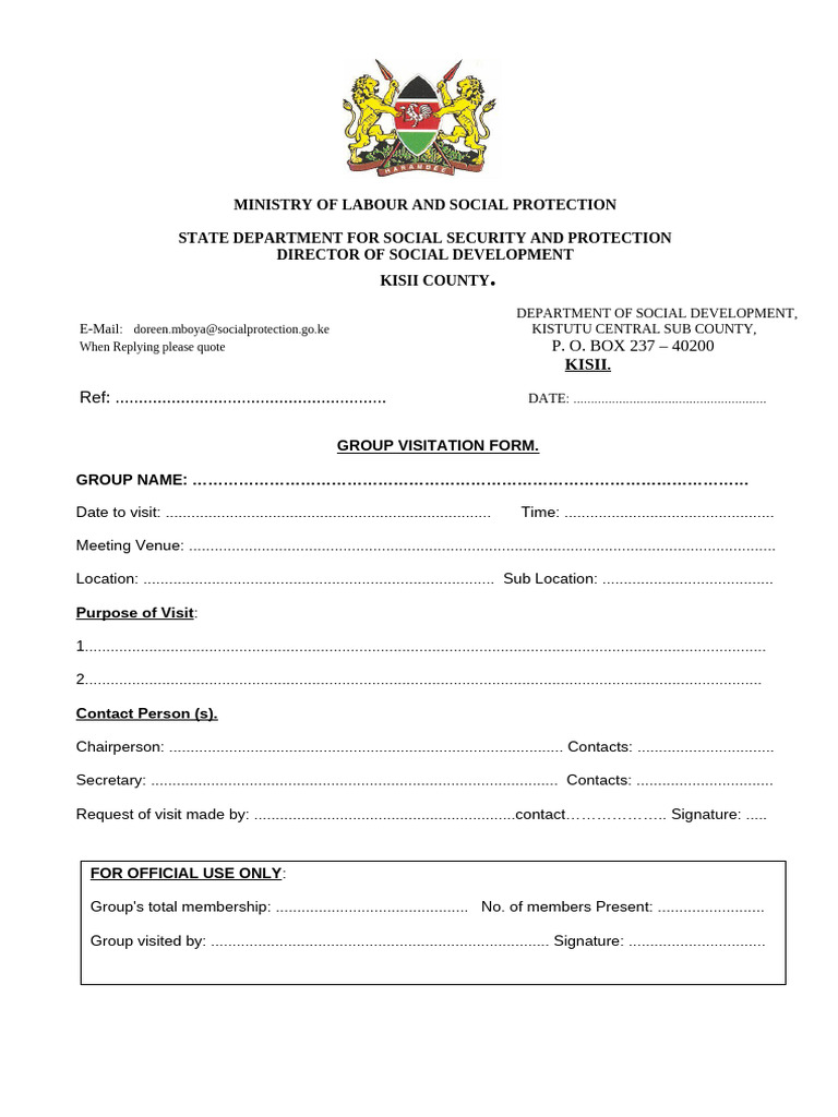 Group Visitation 012206 | PDF