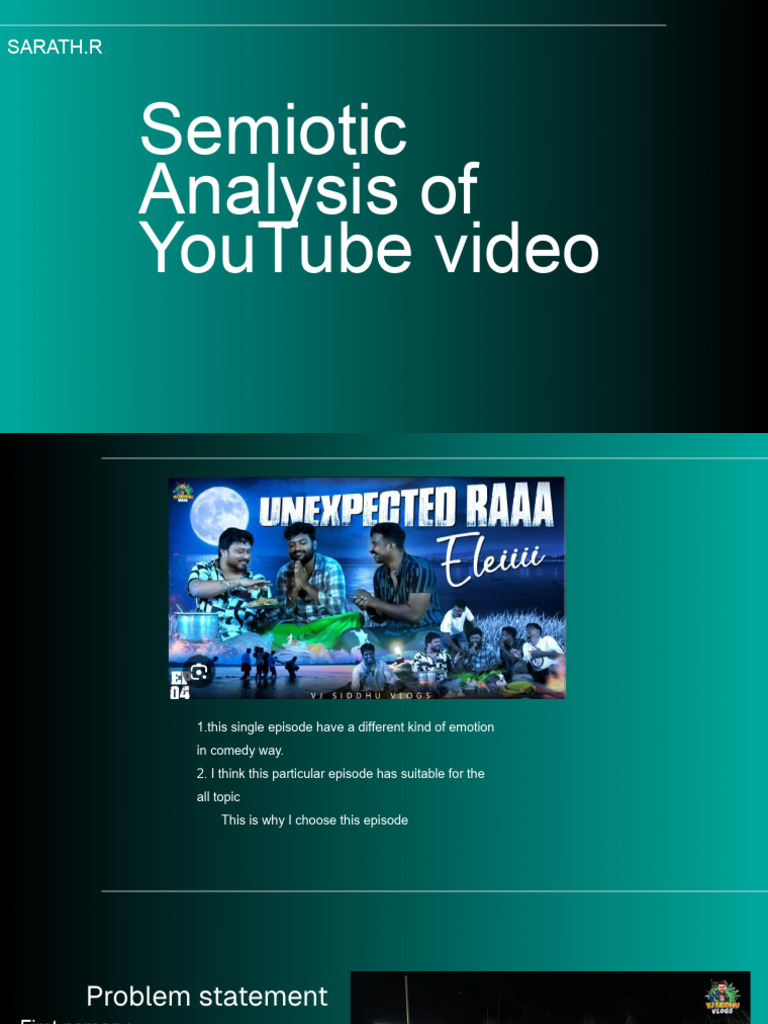 Semiotic Analysis of Media Text | PDF