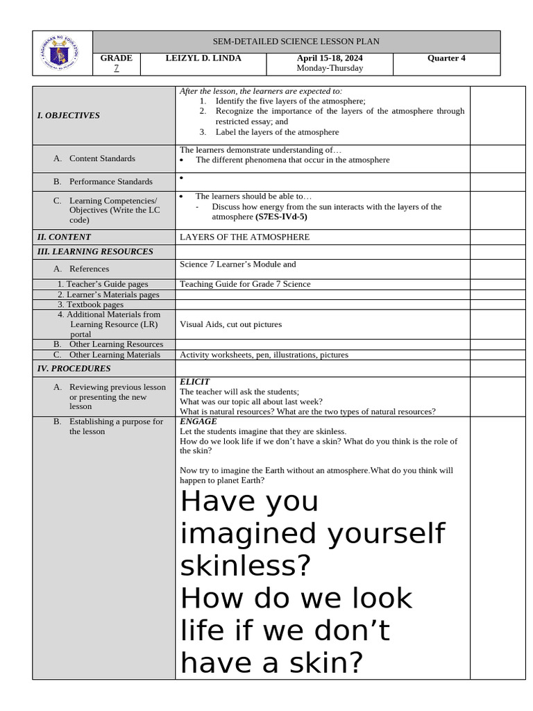 LP-LAYERS-OF-ATMOSPHERE | PDF | Atmosphere Of Earth | Atmosphere