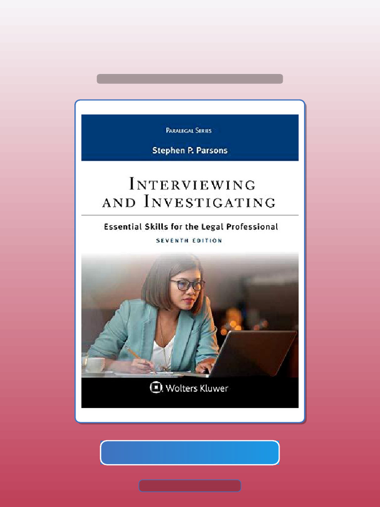 Test Bank for Interviewing and Investigating Essentials Skills for the ...