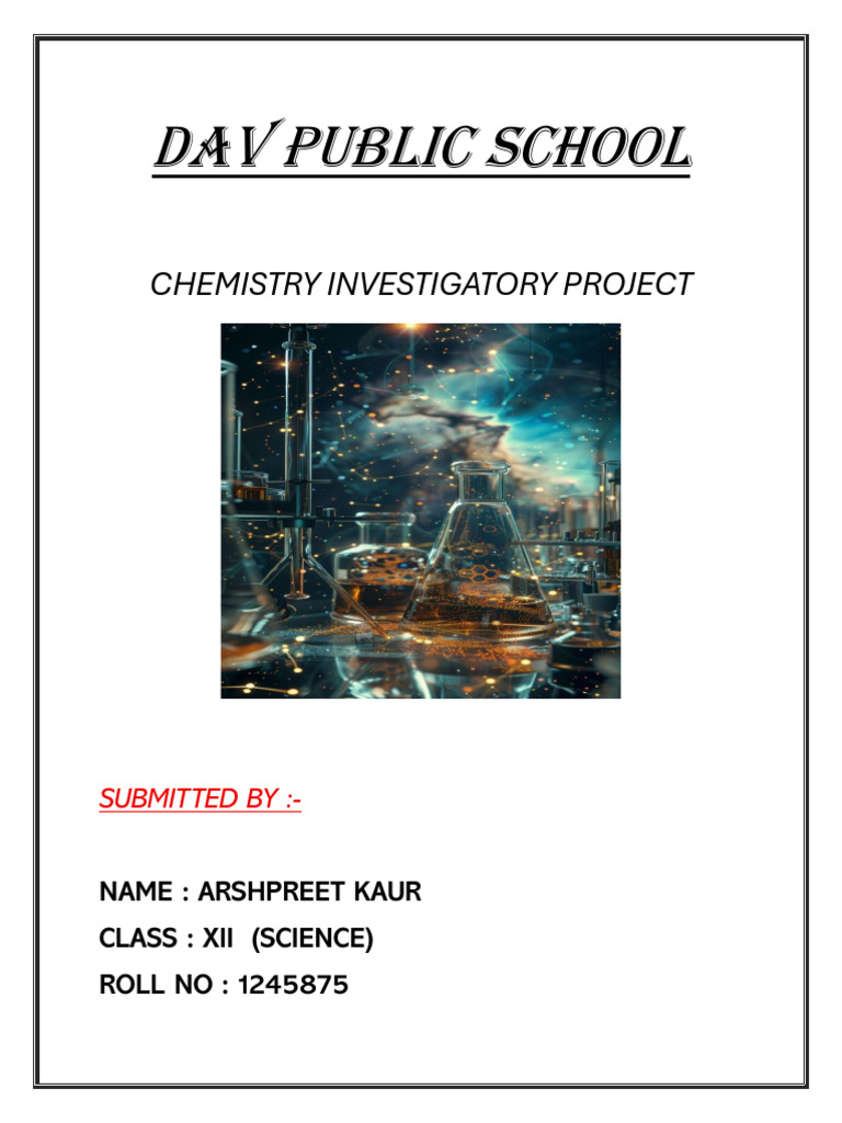 chem file project 12 | PDF | Tea | Taste