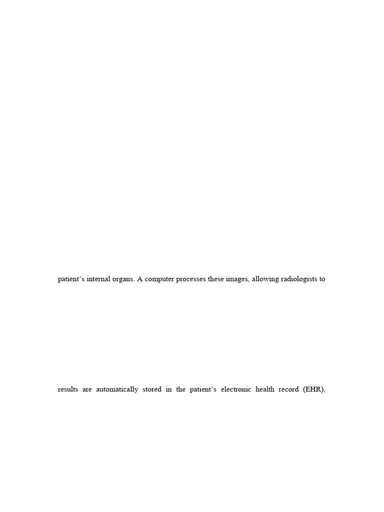 The Role of Computer in Medical Field | PDF | Electronic Health Record ...