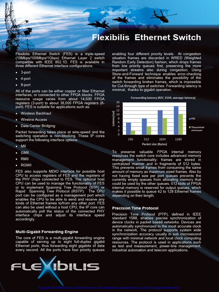 Flexibilis Ethernet Switch Overview | PDF | Network Switch | Ethernet