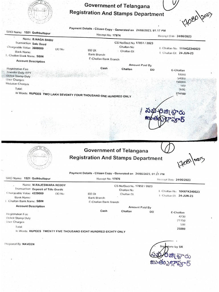Registration&Stamps | PDF