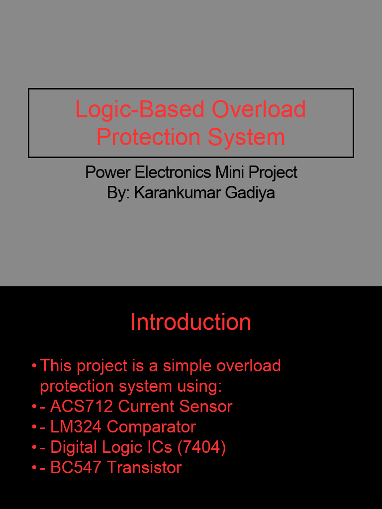 Overload Protection System^ | PDF