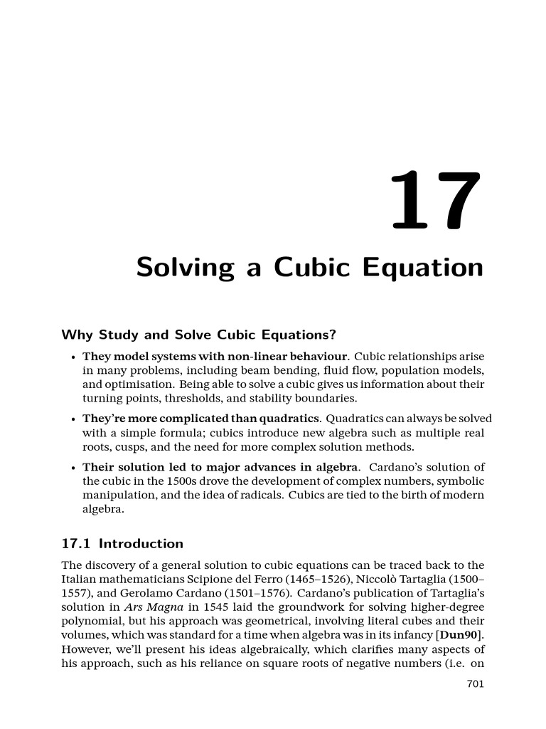 Cubic | PDF | Quadratic Equation | Mathematics