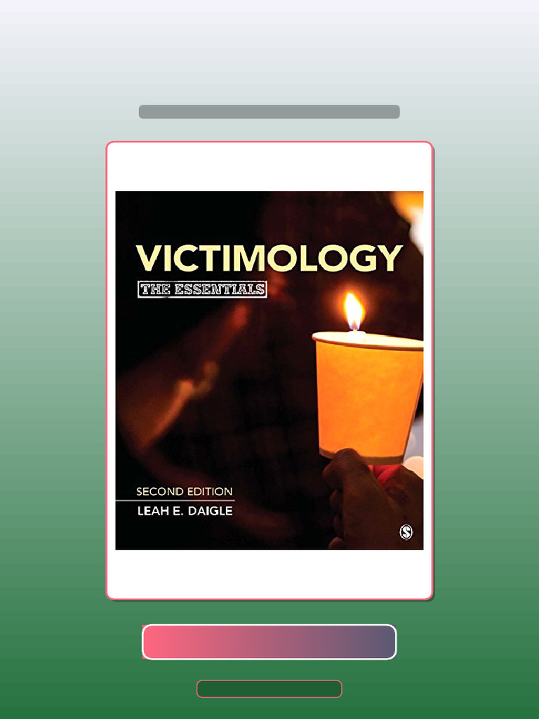 Test Bank for Victimology the Essentials 2nd Edition | PDF ...