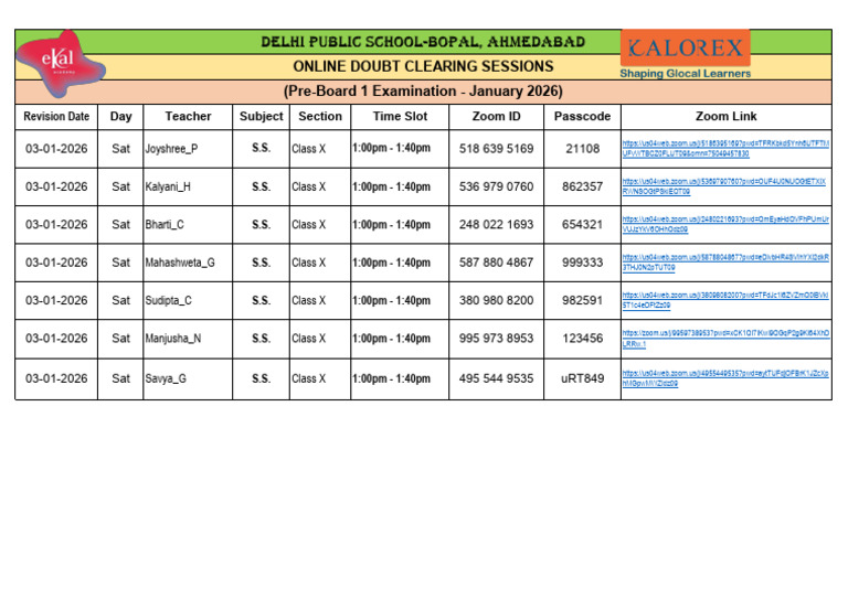 SS PB1 Doubt Solving and Revision Session | PDF