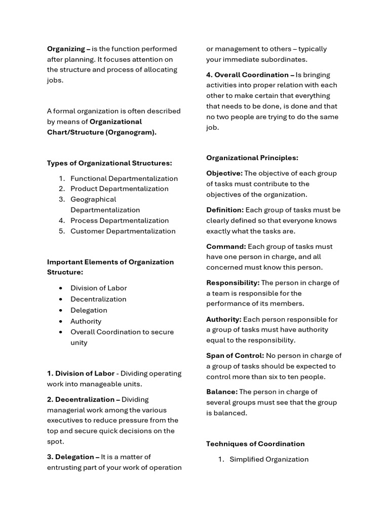 Understanding Organizational Structure and Leadership | PDF ...