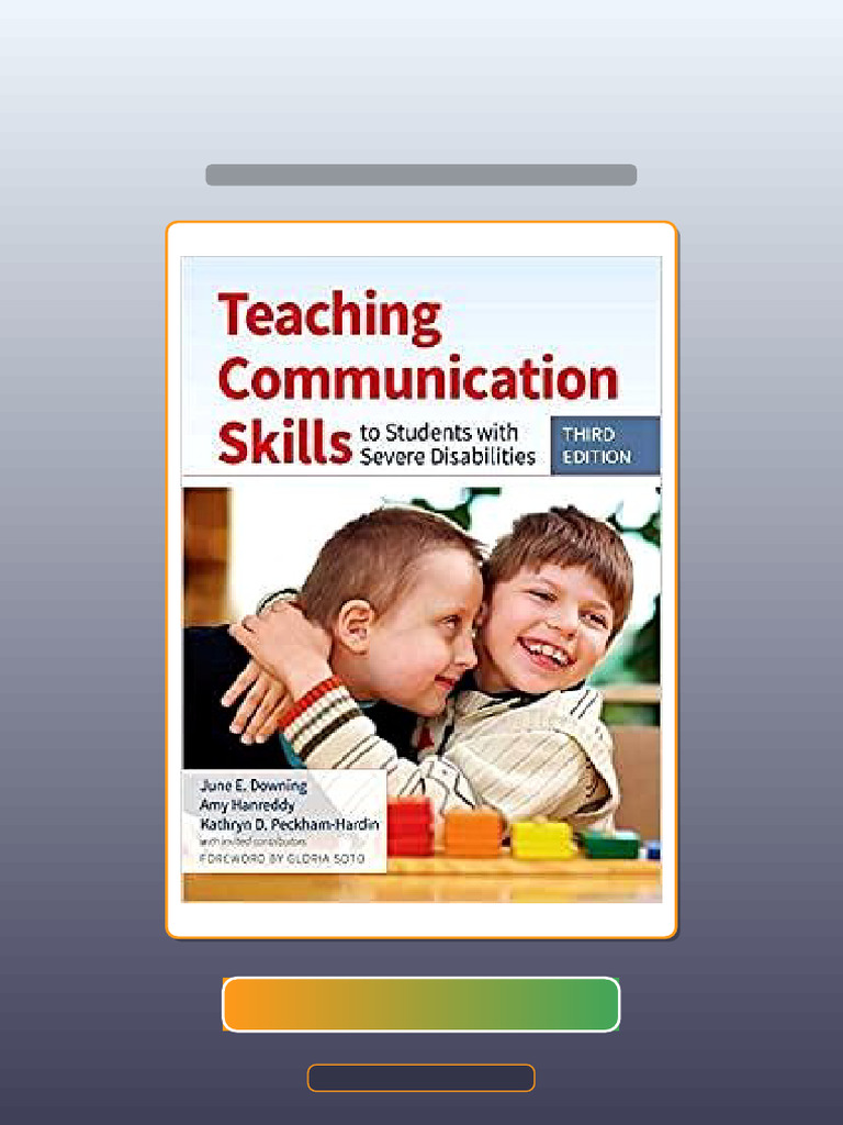 Test Bank for Teaching Communication Skills to Students With Severe ...