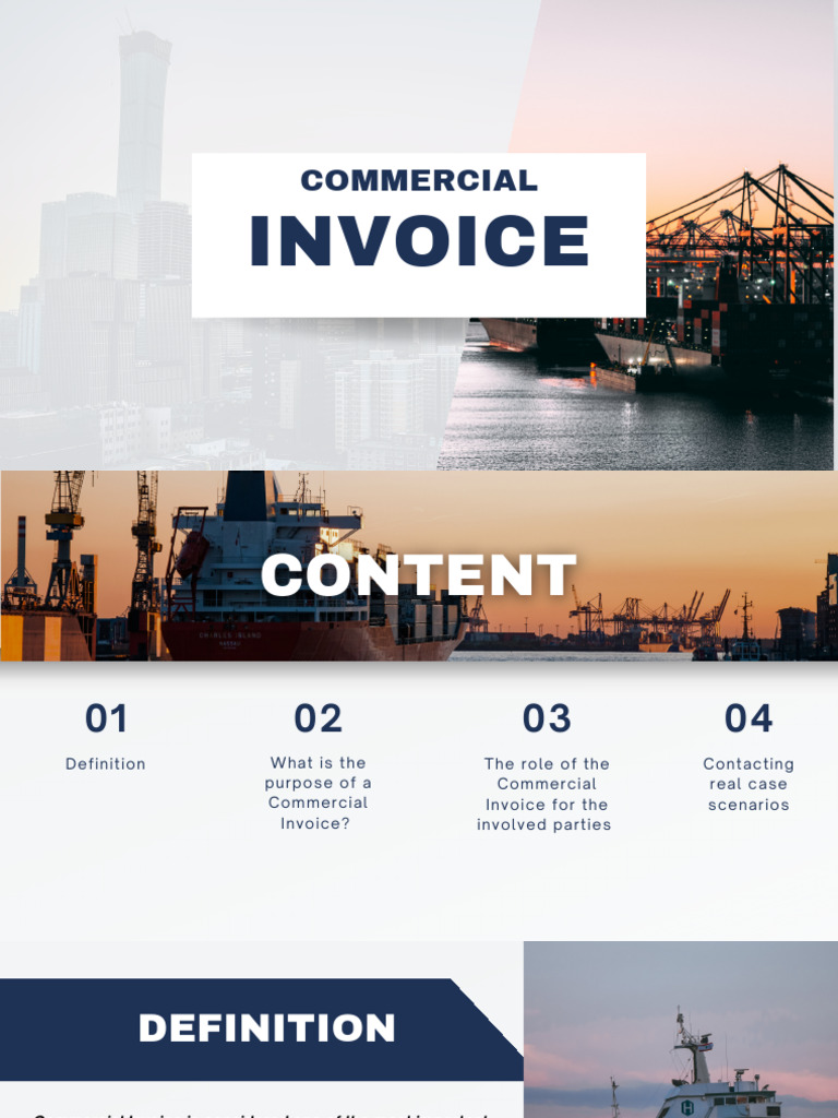 Commercial invoice và documents | PDF | Invoice | Insurance