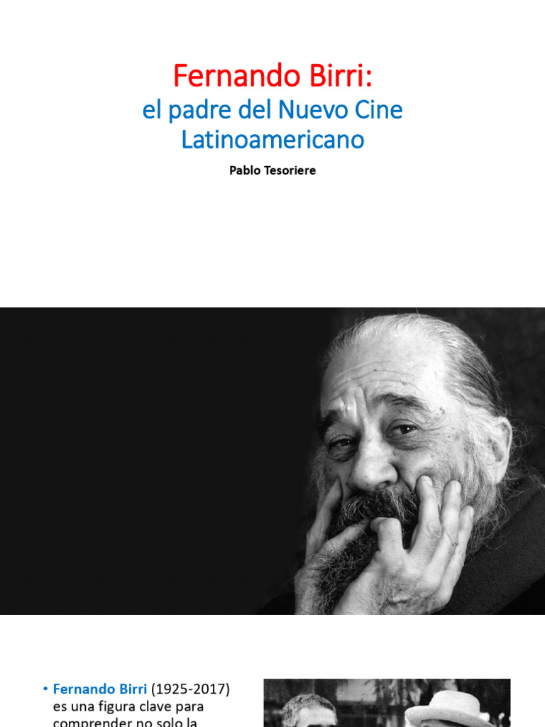 Fernando Birri x Pablo Tesoriere | PDF
