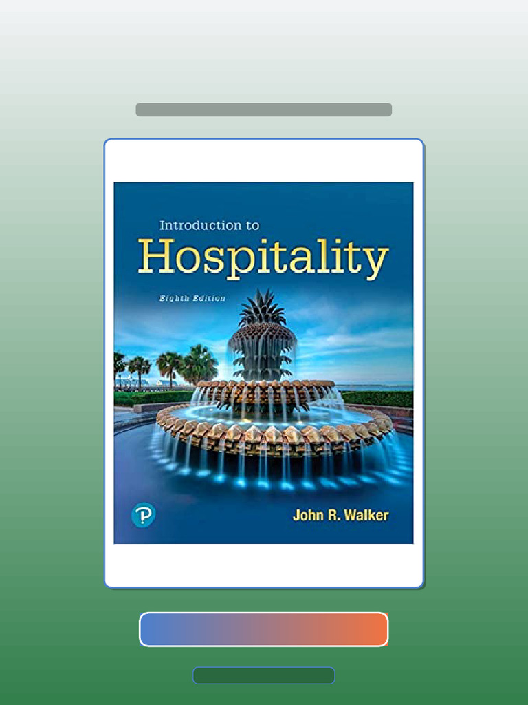 Test Bank for Introduction to Hospitality 8th Edition | PDF | Academic ...