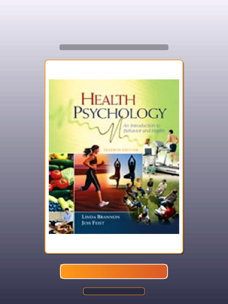 Test Bank for Health Psychology an Introduction to Behavior and Health ...