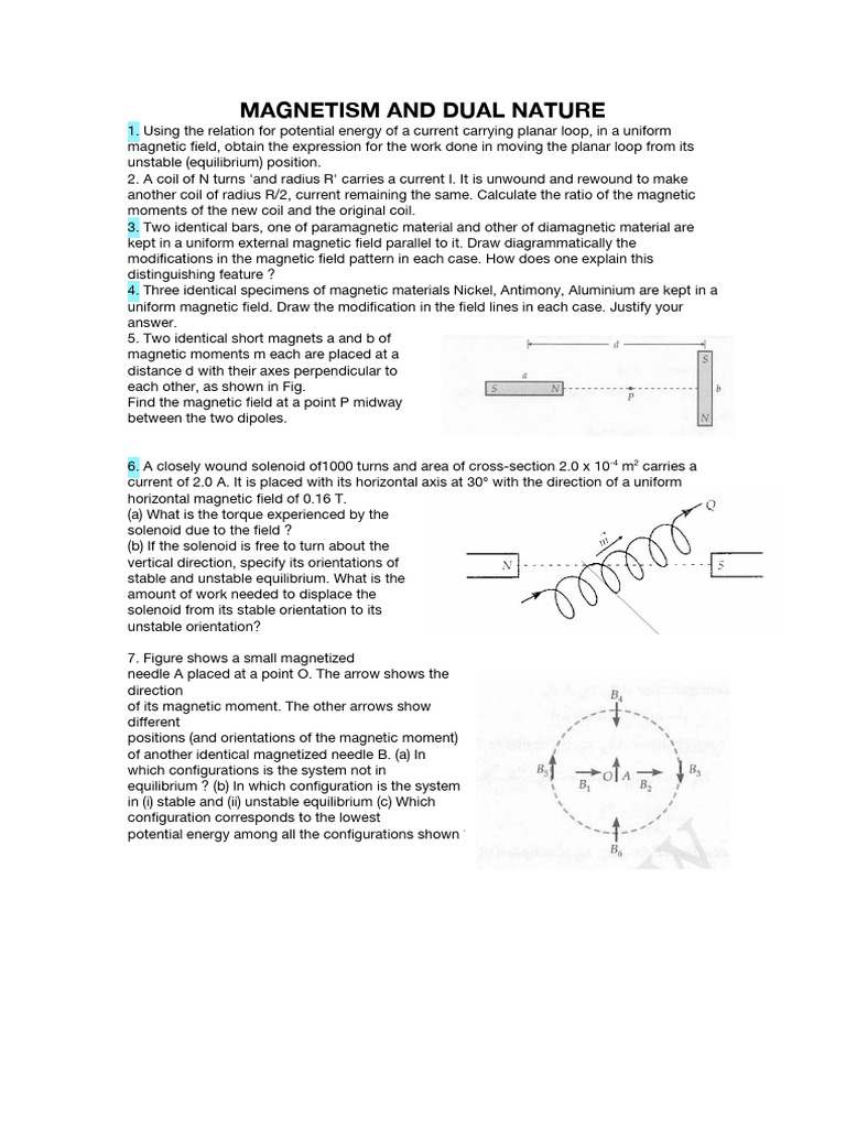 Magnetism and Dual Nature-20251221122016 | PDF