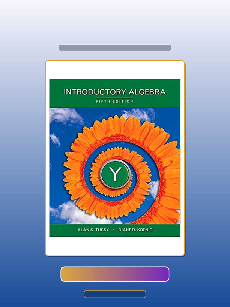 Test Bank for Introductory Algebra 5th Edition by Alan S Tussy | PDF ...