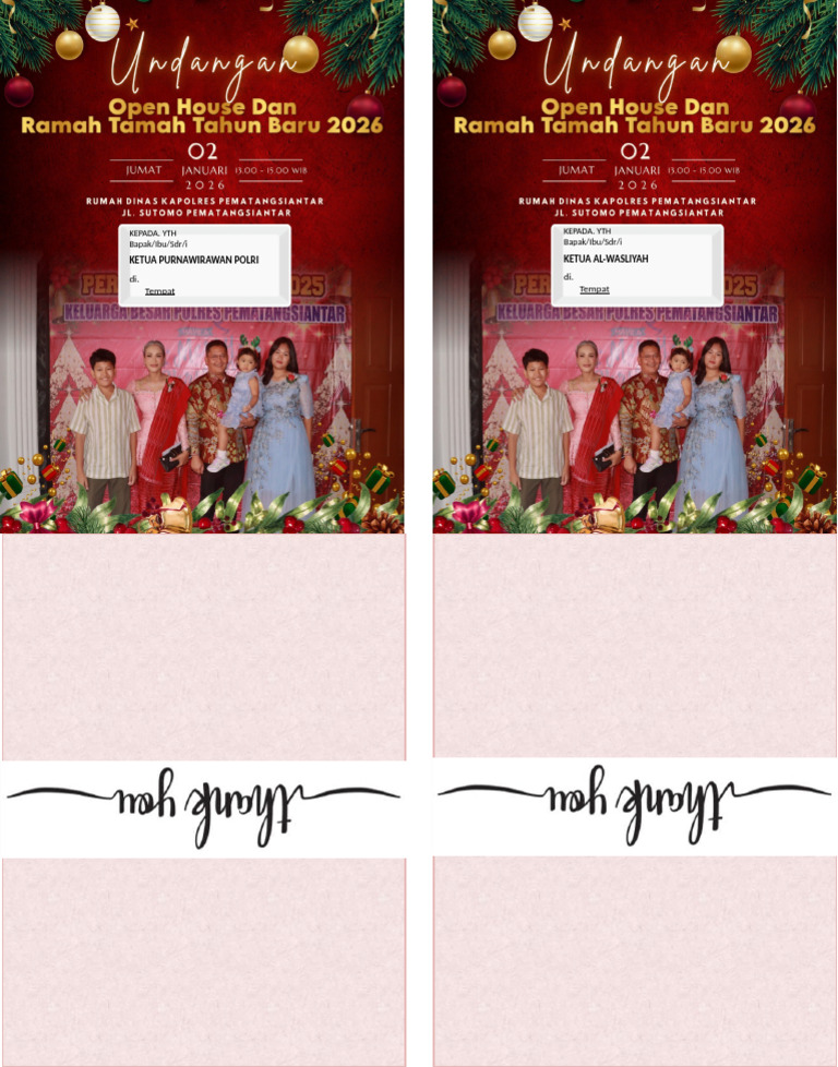 Undangan OPEN HOUSE 2 2025 Cetak | PDF