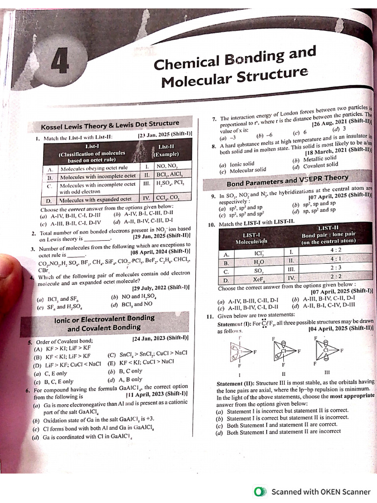 4) Chemical Bonding | PDF