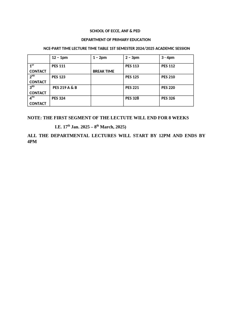 1st Segment t. Table-1-1 | PDF