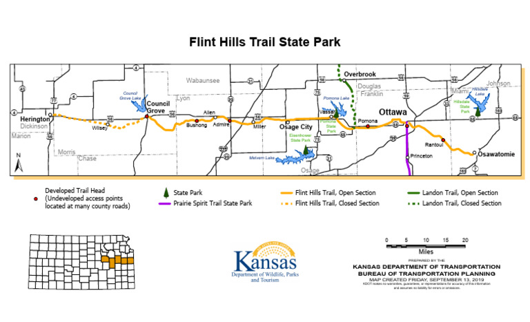 Kansas Trail and Park Map Guide | PDF