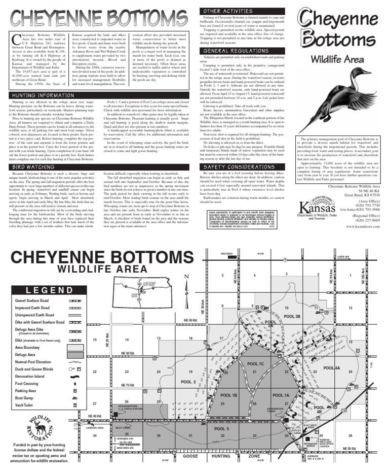 Cheyenne Bottoms Wildlife Area Guide | PDF | Birds | Ornithology
