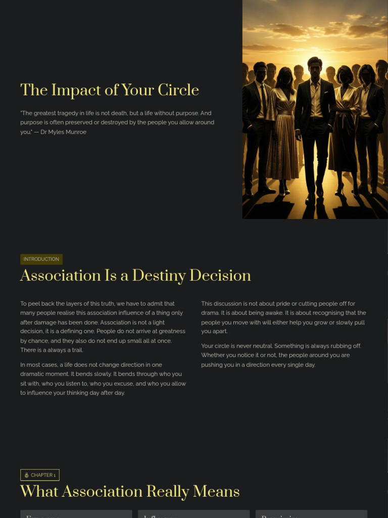 The Impact of Your Circle by John Ayuba | PDF
