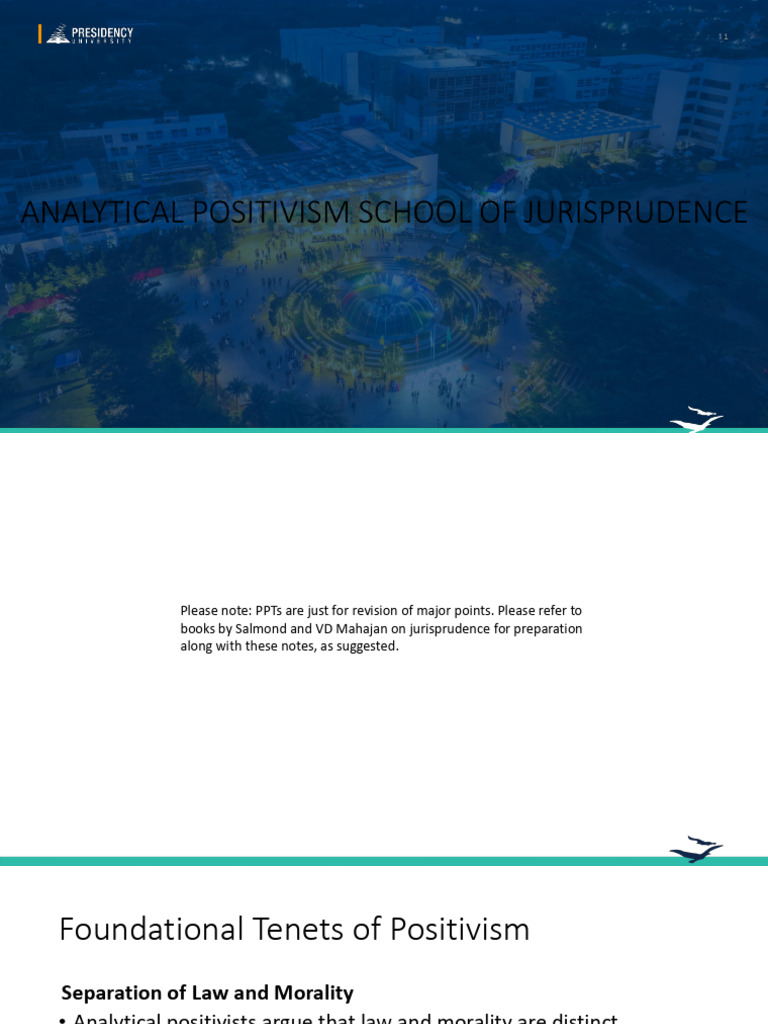 Key Concepts of Analytical Positivism | PDF | Jurisprudence | Positivism