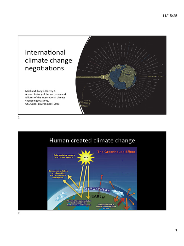 COP Geog0181 Teaching 2025 | PDF | Climate Change | Earth Sciences