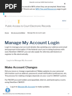 PACER Administrative Account Guide | PDF | Login | User (Computing)