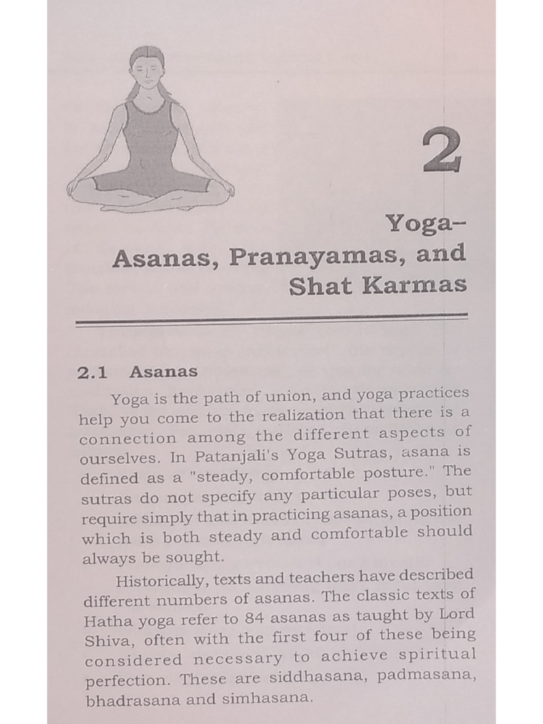 Unit-2 Yoga Asanas | PDF