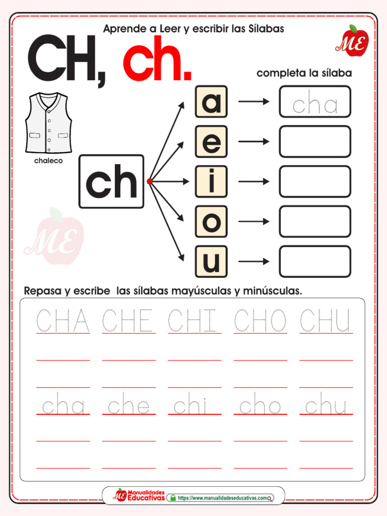 CH Aprende A Leer Sílabas-Páginas-3 | PDF