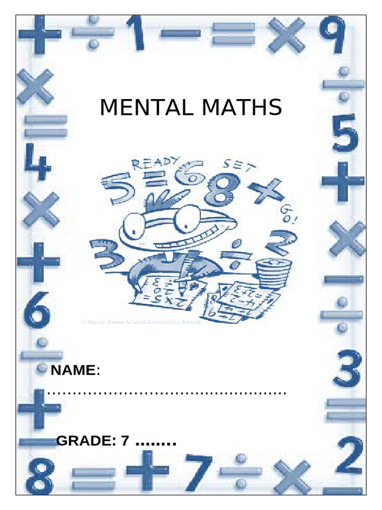 Mental Maths Cover | PDF