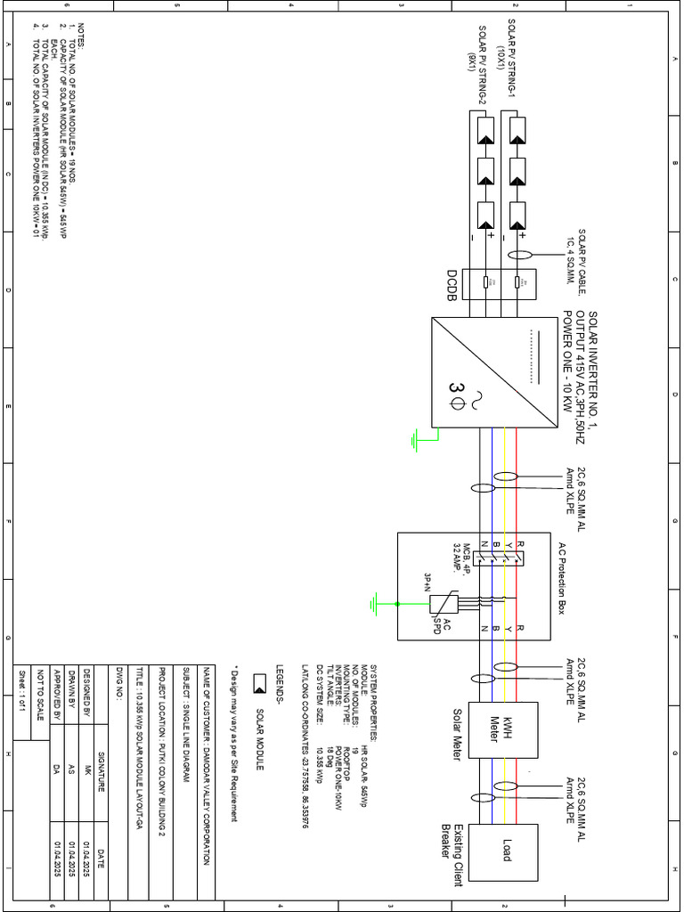 Putki Colony Building 2 Sld for 10kw | PDF | Photovoltaic System | Solar Panel