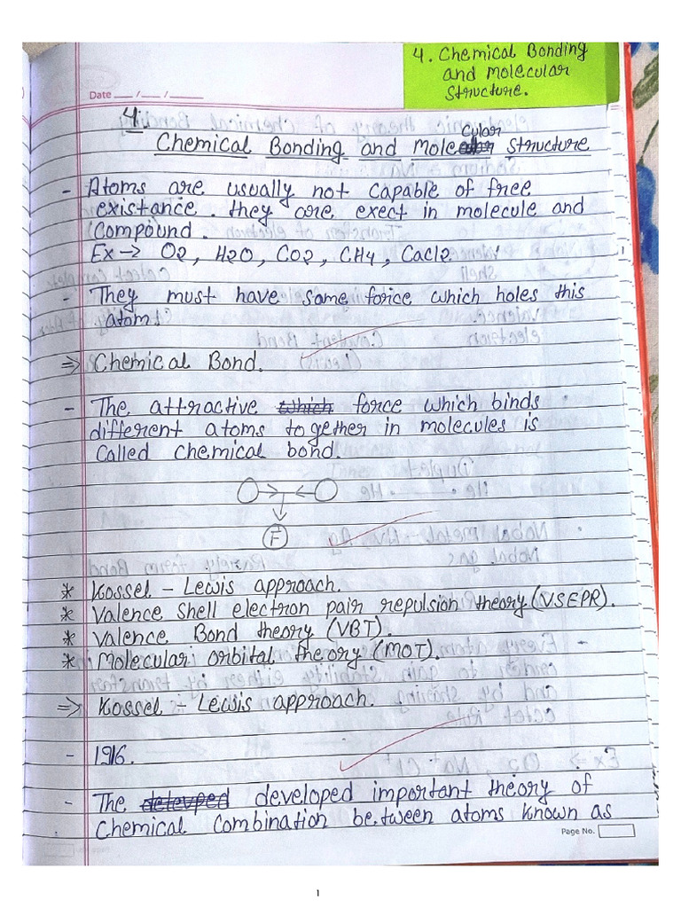 4 - Chemical Bonding | PDF