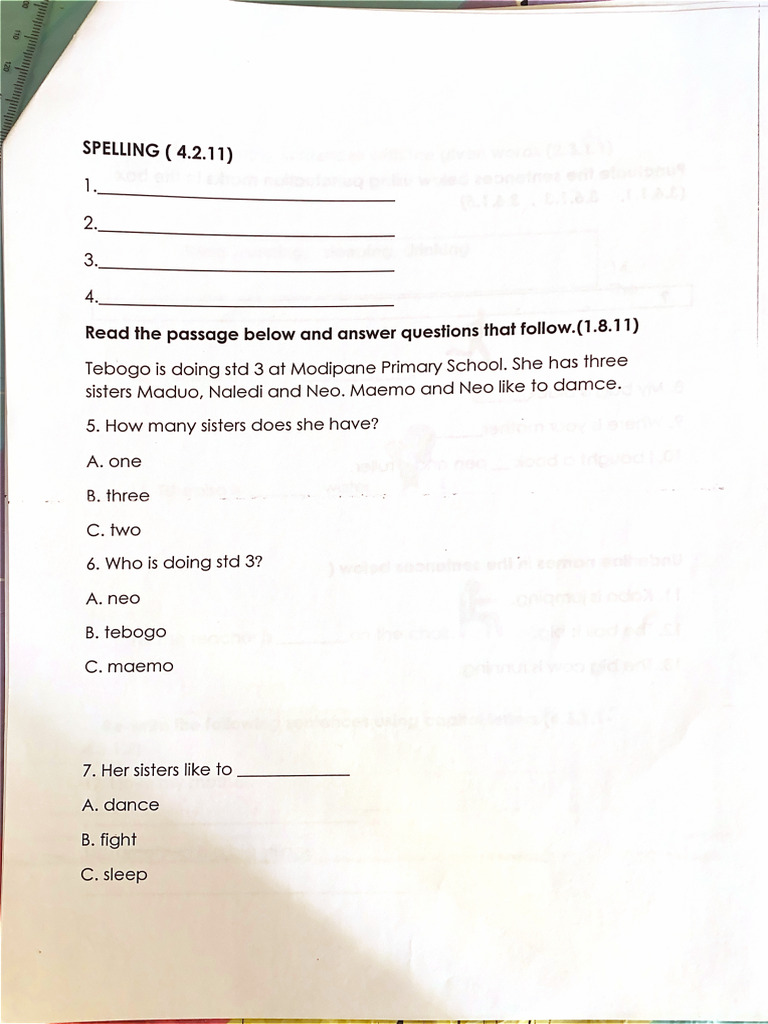 SPELLING ( 4.2.11) | PDF