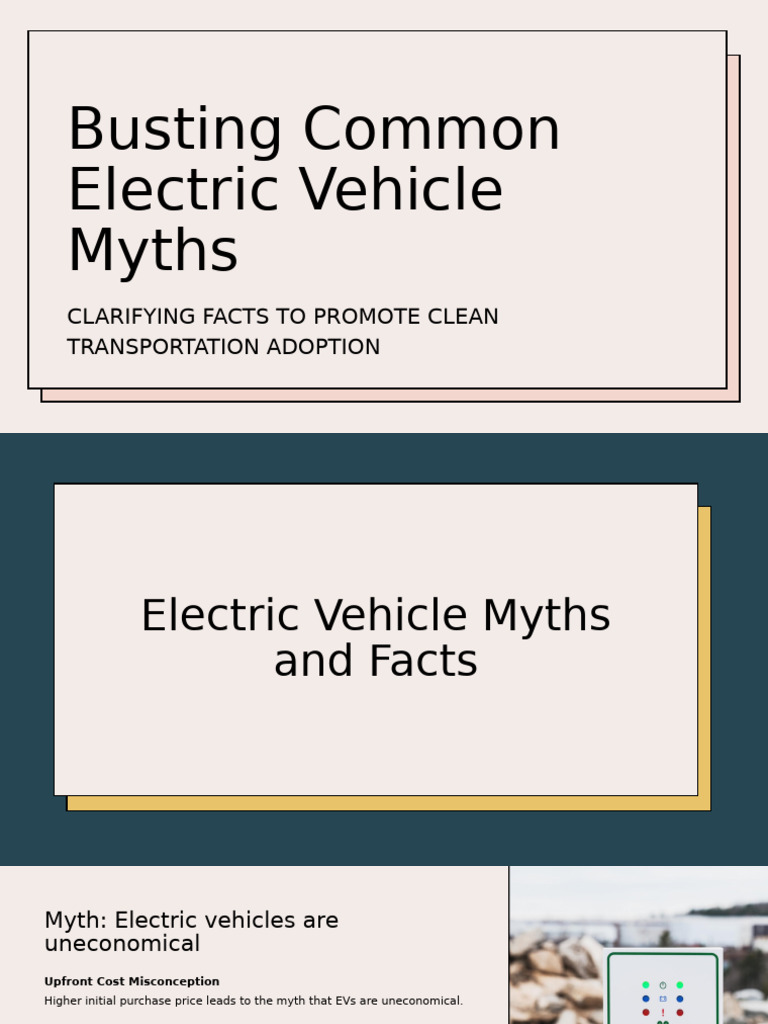 Debunking Electric Vehicle Myths | PDF | Electric Vehicle | Electric Car