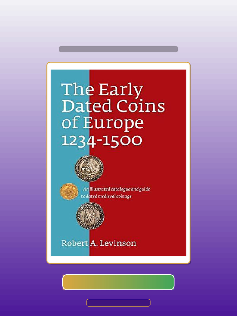 Test Bank for the Early Dated Coins of Europe 12341500 | PDF ...