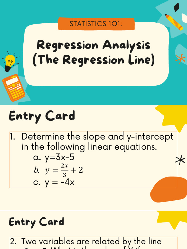 11. Regression Analysis | PDF