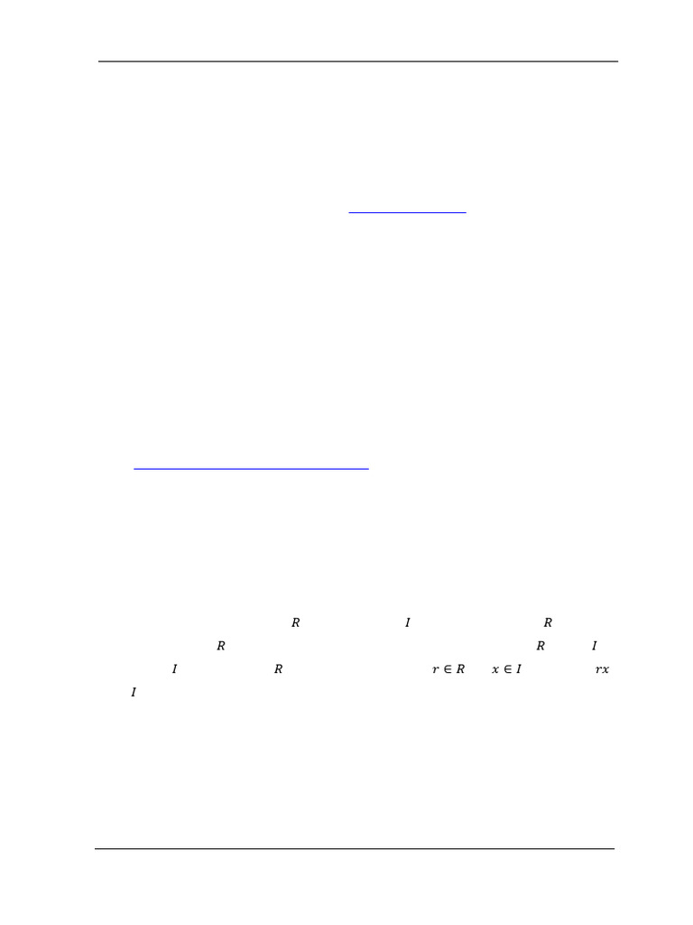 Ideals in Matrix Rings Over Commutative Rings | PDF | Ring (Mathematics ...