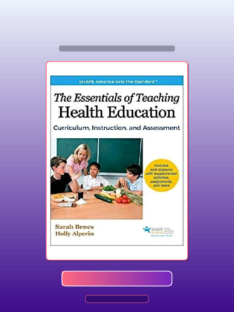 Test Bank for the Essentials of Teaching Health Education Curriculum ...