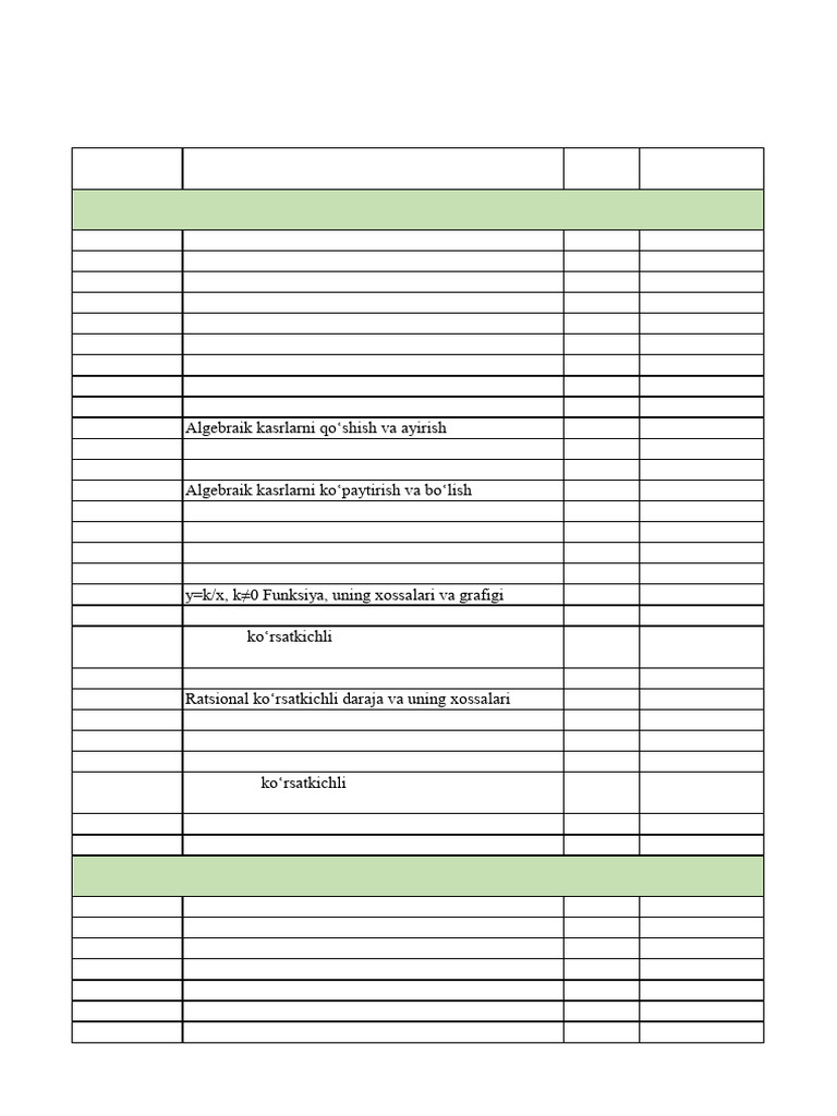 8 SINF Algebra | PDF