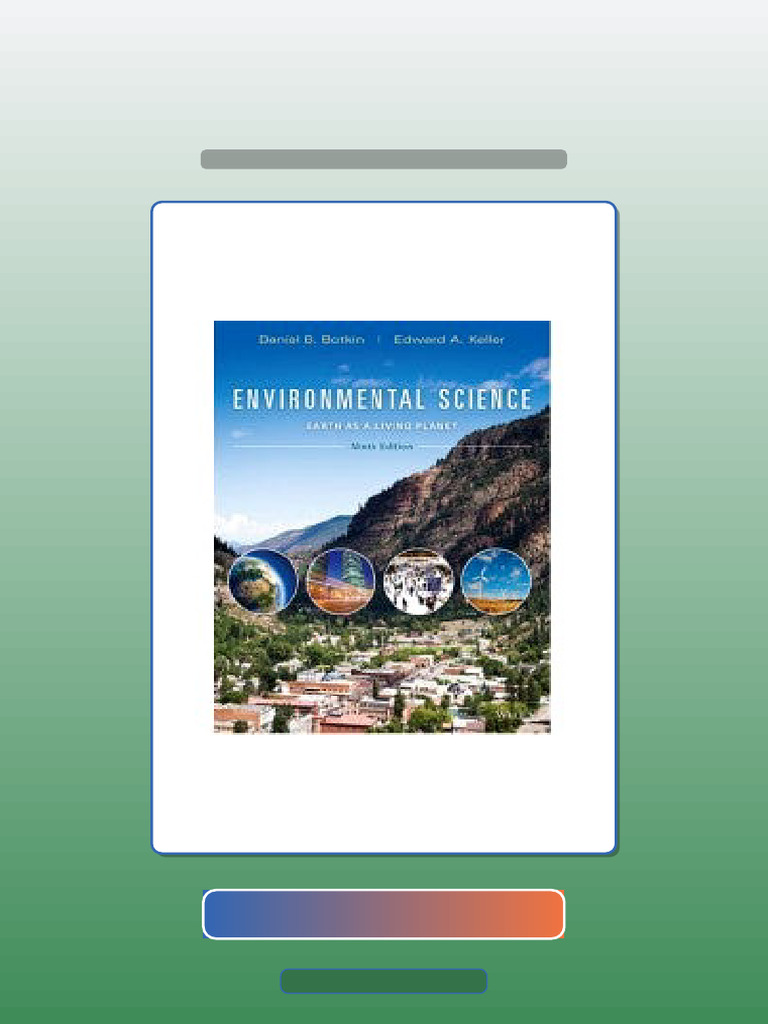 Test Bank for Environmental Science Earth as a Living Planet 9th ...