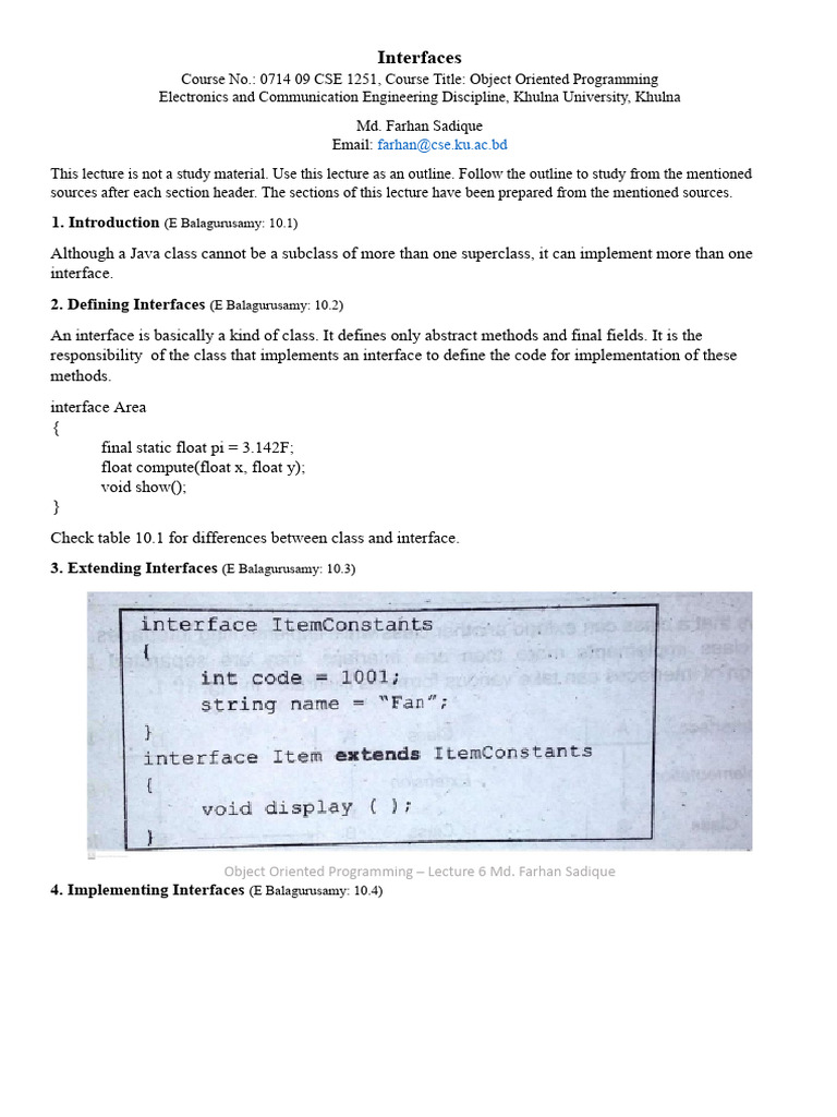 OOP Lecture 6 | PDF