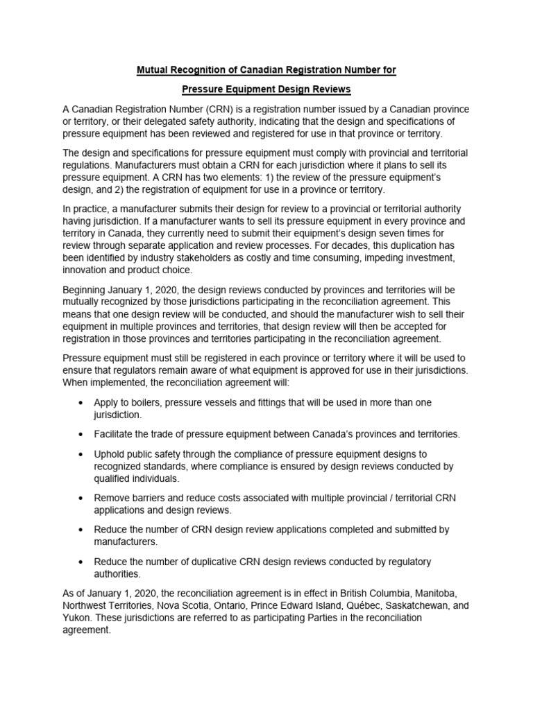 CRN-for-Pressure-Equipment-Summary-of-Reconciliation-Agreement-2018 ...