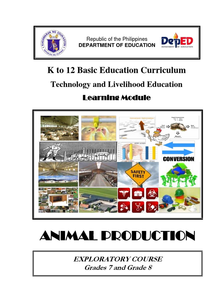 Grade 8 Animal Production Module | PDF | Trailer (Vehicle) | Chicken