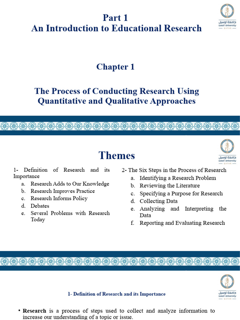 Chapter 1 the Process of Conducting Research - Tagged | PDF ...
