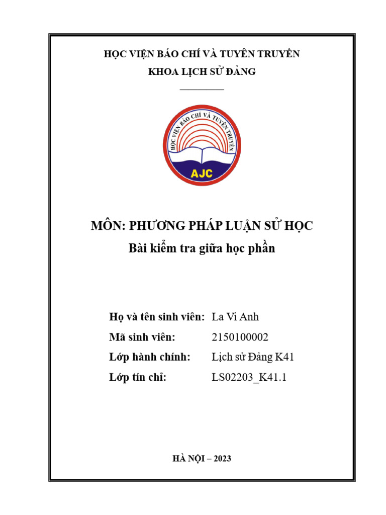 La Vi Anh | PDF